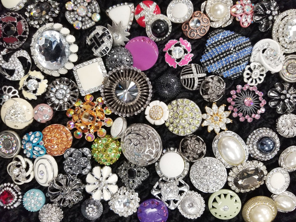 Rhinestone Button – Divonu Trims